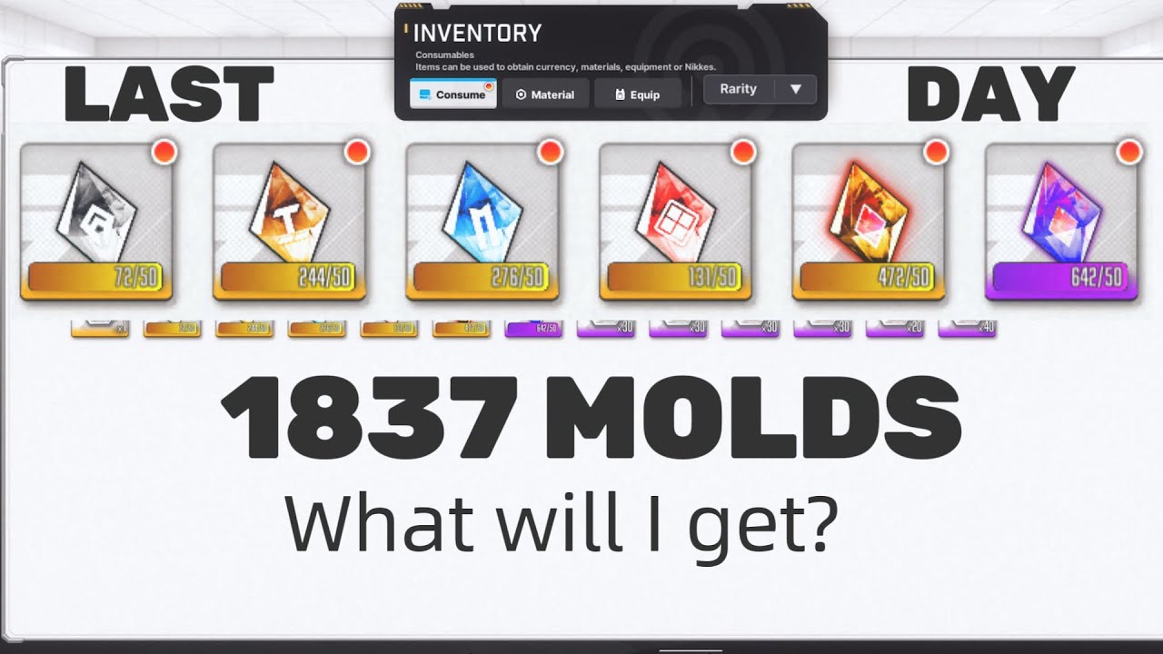1837 molds opening and upgrading the nikkes - GODDESS OF VICTORY NIKKE ...