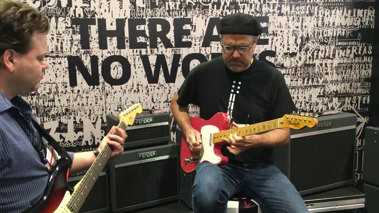 Summer NAMM 2016: Greg Koch and Shane Nicholas at Fender booth - YouTube
