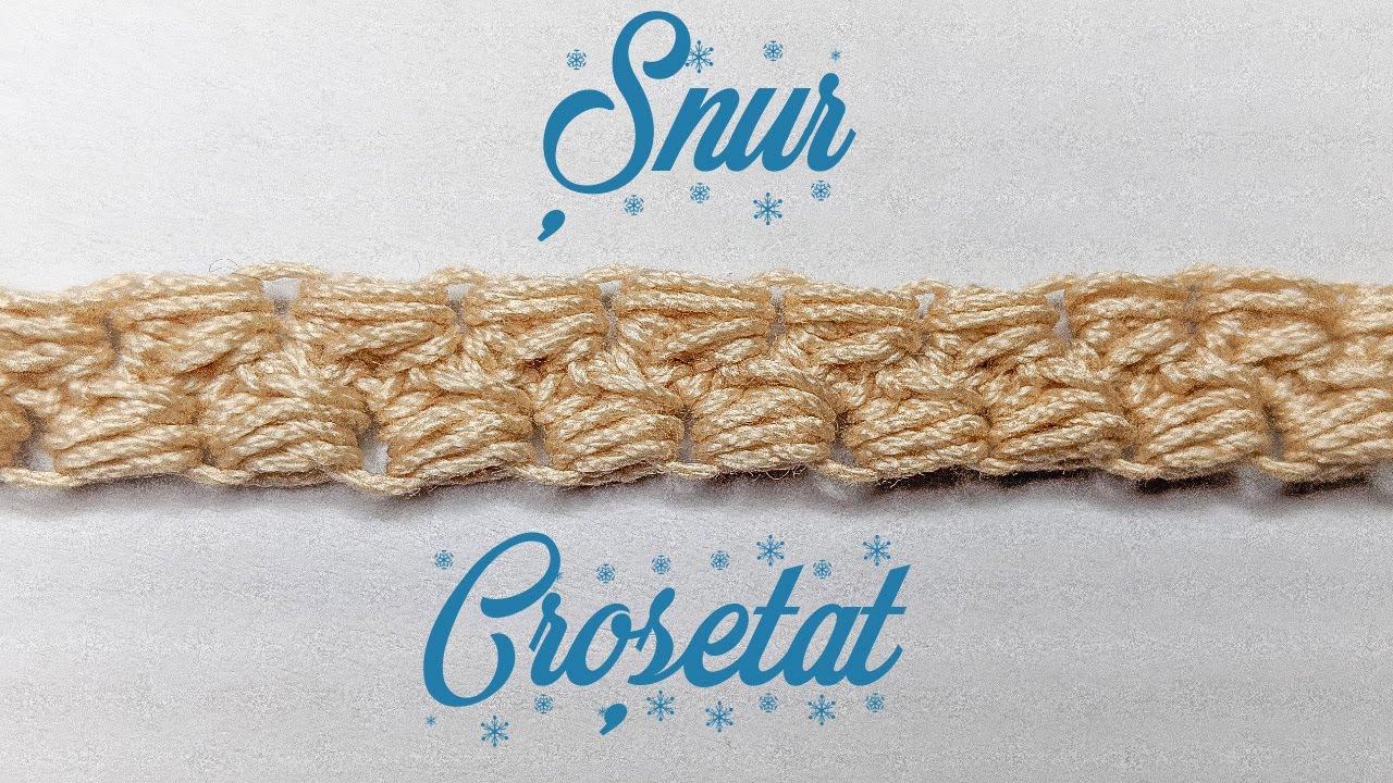 SNUR CROSETAT 161/CORDONCINO ALL'UNCINETTO/CROCHET POINT LACE CORD ...