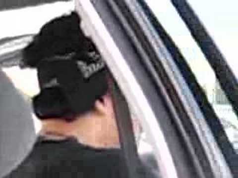 Peeing in a car