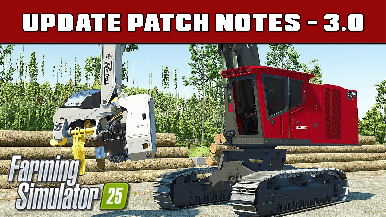 Mod Update 3.0 - Axis Rebel T22HD, Tigercat 855E, 635H, 630H - Farming Simulator 2025 - FDR ...
