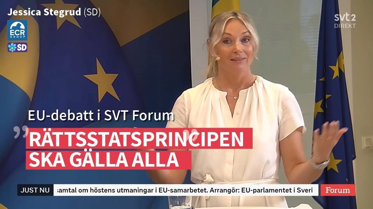 Rättsstatsprincipen ska gälla alla EU-länder - inte bara två - YouTube
