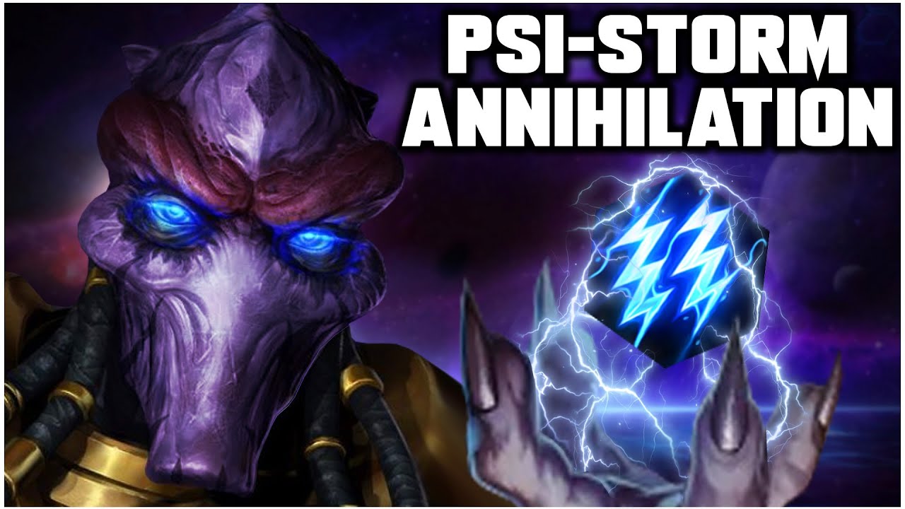 Psi-Storm ANNIHILATION | Tassadar | Grubby - HotS - YouTube