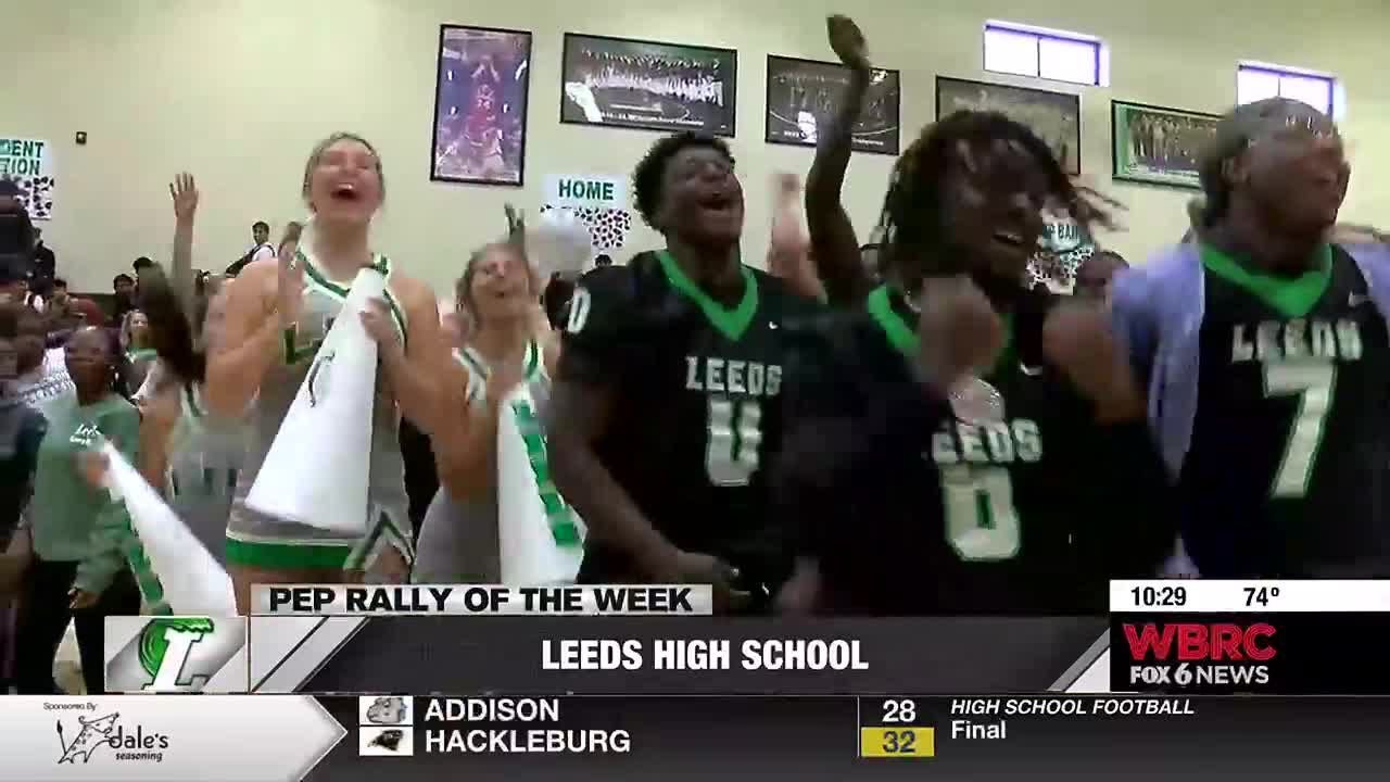 Sideline Pep Rally of the Week - Leeds High School - YouTube
