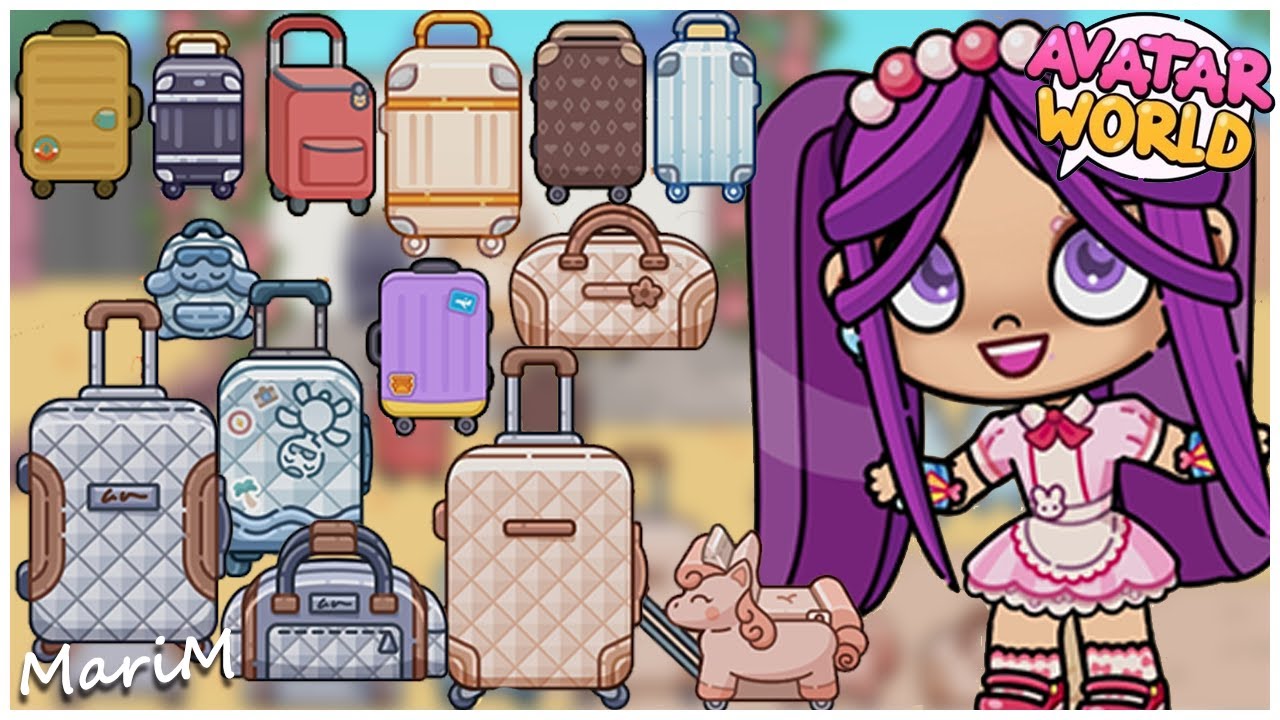🌺WHERE TO FIND ALL SUITCASES - PAID and FREE Avatar World - YouTube