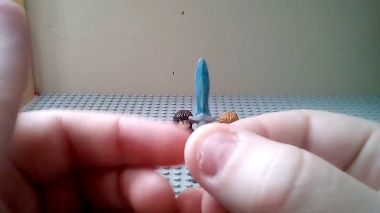 how to customize your lego hobbit sting sword! - YouTube