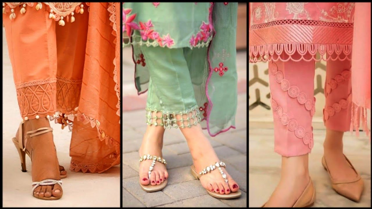 Beautiful trouser design for Eid 2023 || Trouser design || Poncha ...