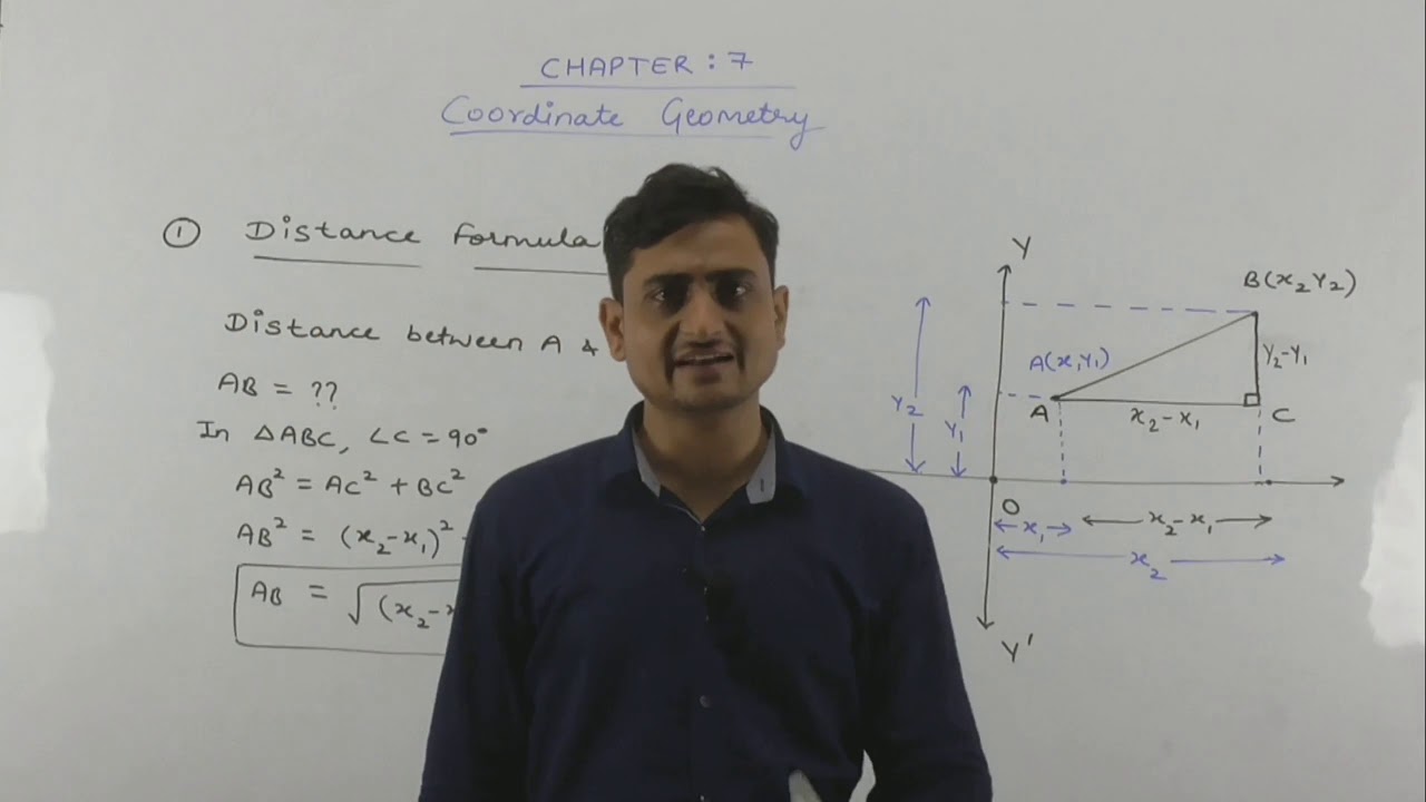 Co-ordinate Geometry : Distance Formula(Lecture 1) - YouTube