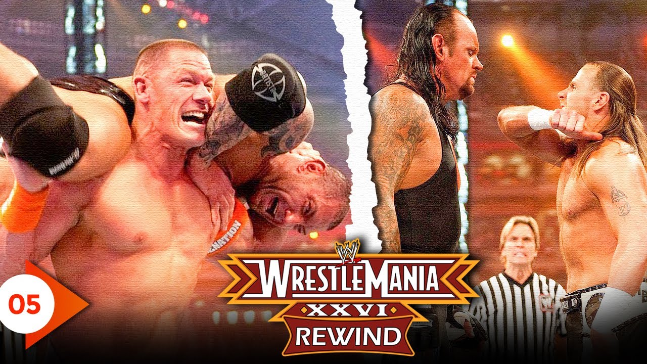 ⏪ WrestleMania Rewind Ep 5 | WrestleMania 26 | Undertaker Vs Shawn ...