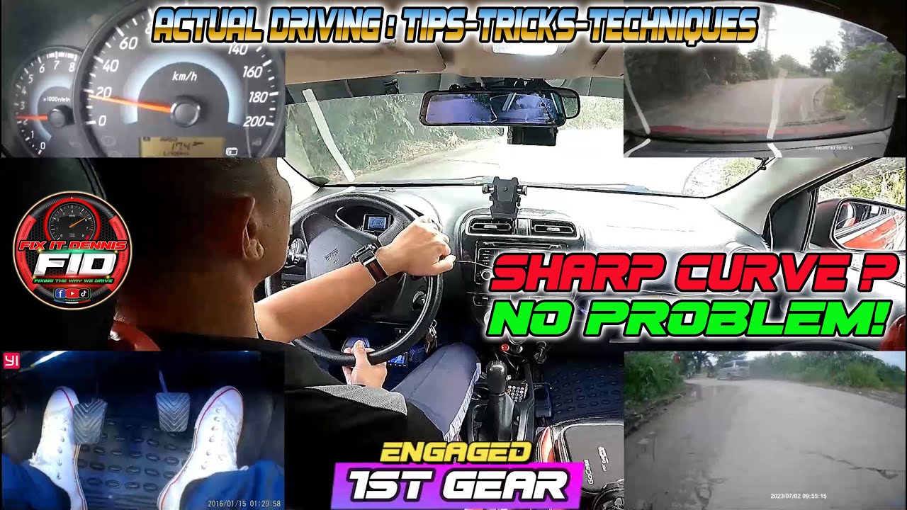 How to drive on curves - entry and exit correct speed and gear #driving ...