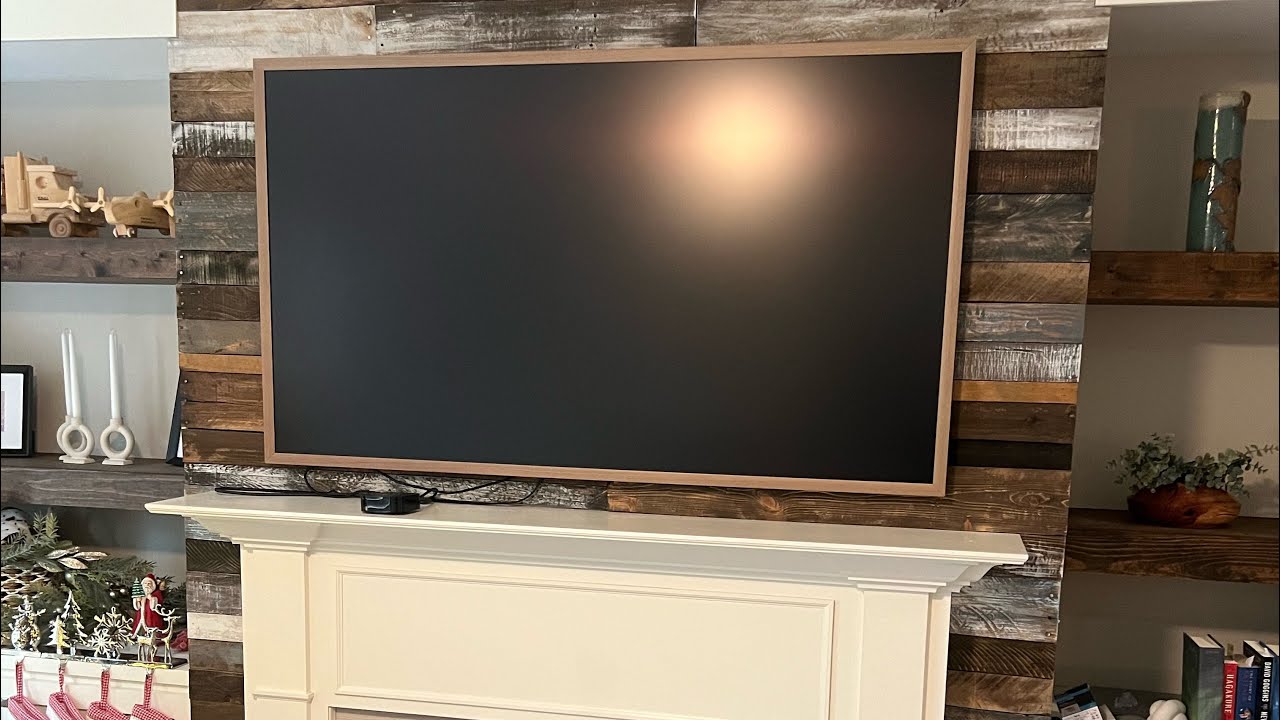 Hisense Canvas 65” TV installation - YouTube