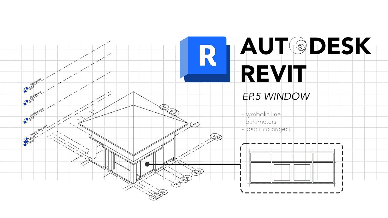 แกะมือสอน l AUTODESK REVIT l EP.5 WINDOW - YouTube