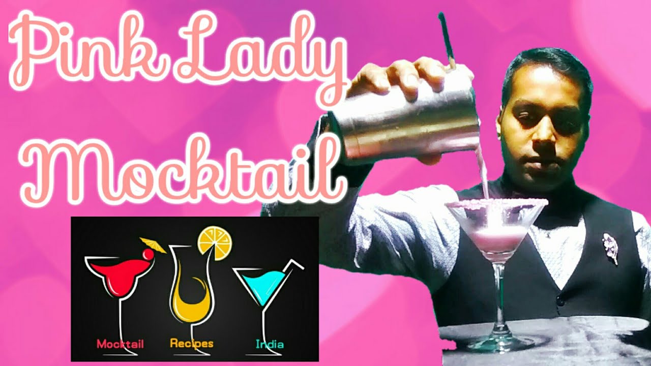 Mocktail Recipes India - Pink Lady Mocktail - YouTube
