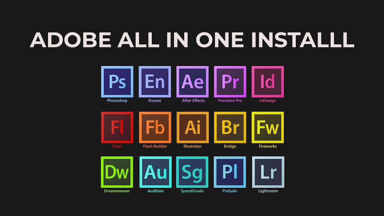 Adobe All In One Install । - YouTube