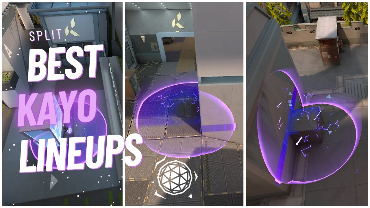 All the Kay/o Lineups you need on NEW Split | VALORANT - YouTube