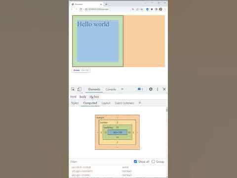 CSS box sizing. border box and content box - YouTube