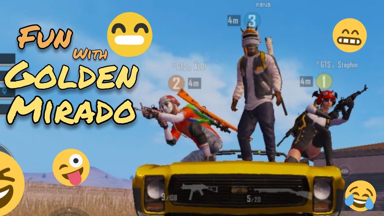 Fun with Golden Mirado | PUBG MOBILE | Fun Filled - YouTube