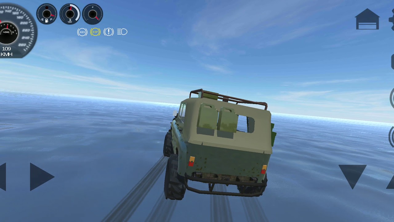 Jocuri cu masini de armata de condus pe lacul inghetat - YouTube