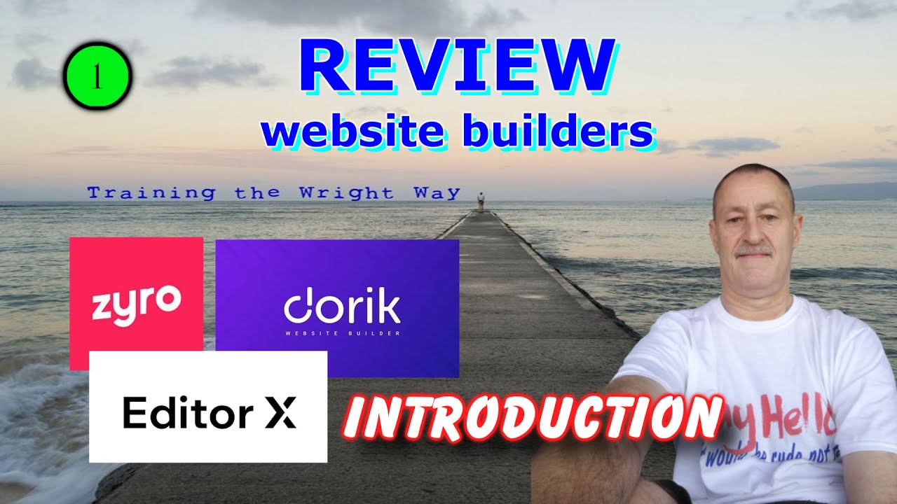 Editor-X, Dorik and Zyro website builder reviews - introduction to the series - YouTube