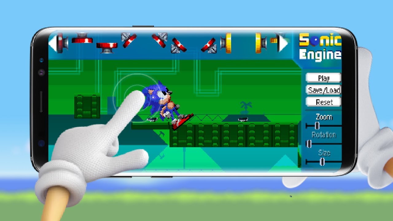 Sonic Maker For Mobile ? - Sonic Engine V1.0 - YouTube