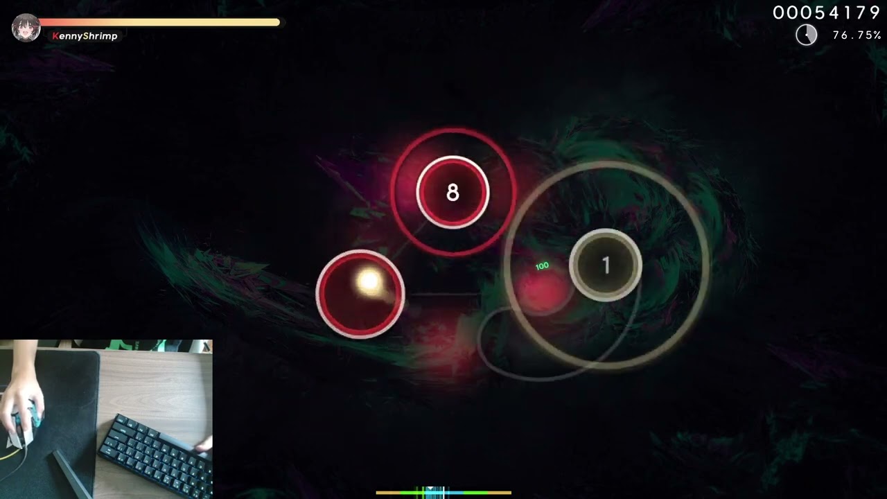 First osu gameplay - YouTube