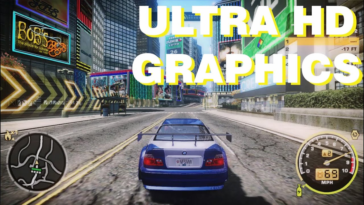 NFS MOST WANTED - ULTRA GRAPHICS MOD HD - YouTube