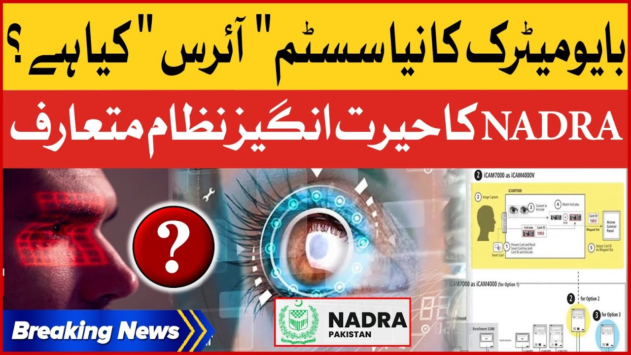 NADRA Introduced New System IRIS For Biometric Verification | Complete ...