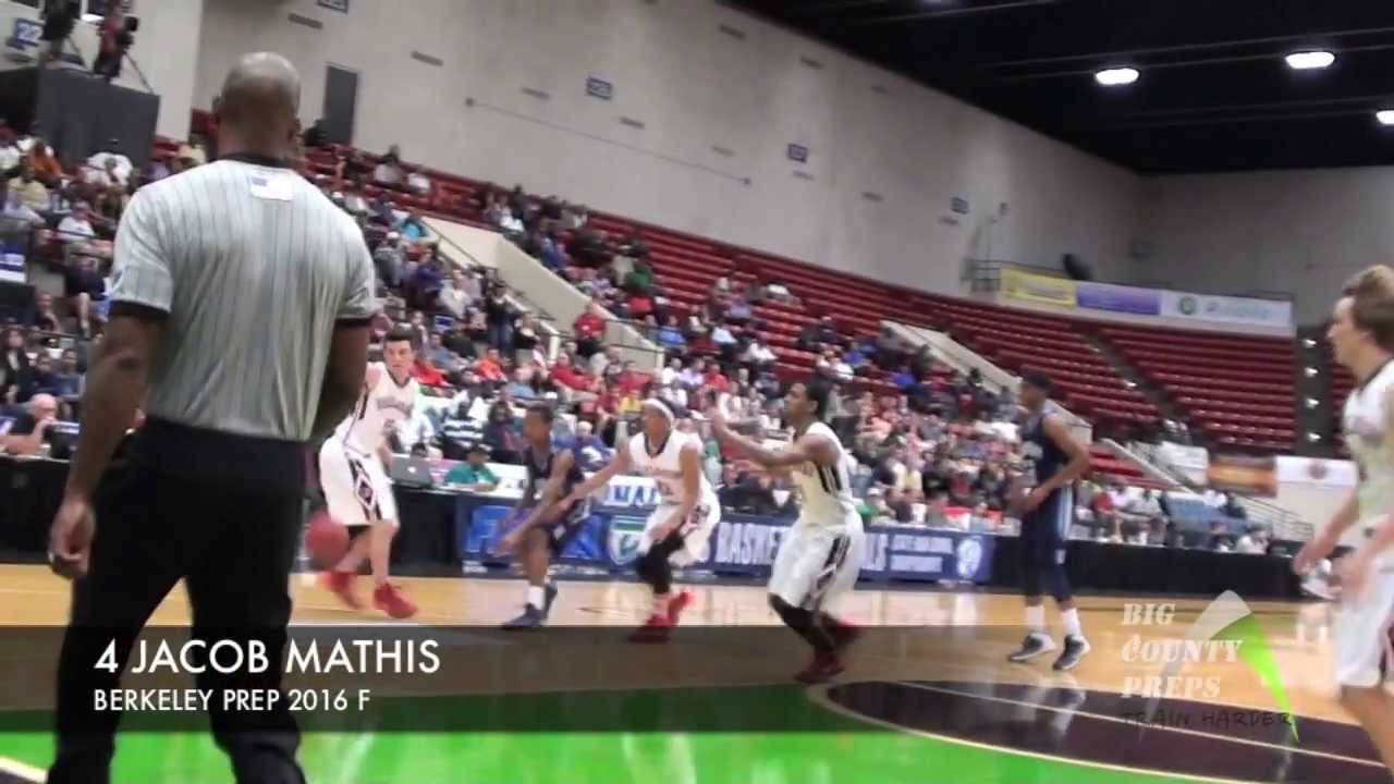 Jacob Mathis, Berkeley Prep 2016 F 2014 state semifinals - YouTube