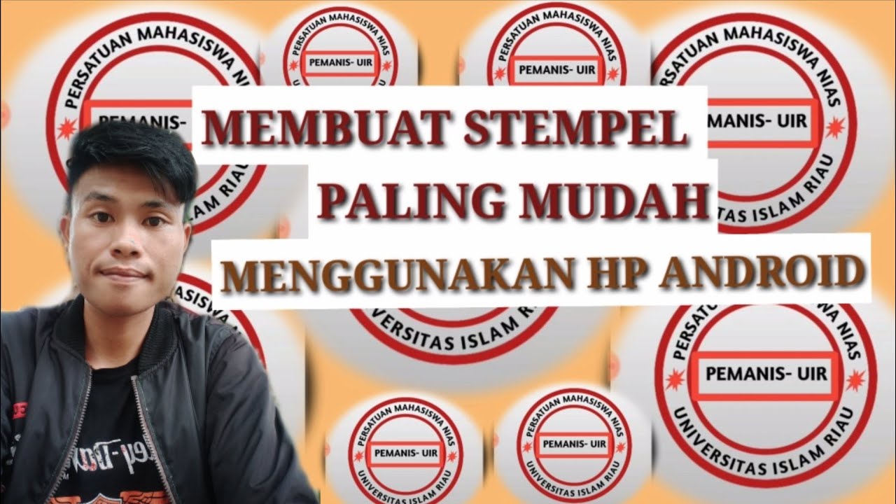 Desain stempel di HP android ( menggunakan pixel lab) - YouTube