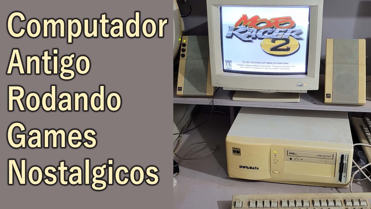 PC Nostálgico de 1996 Com Games da Epoca - YouTube