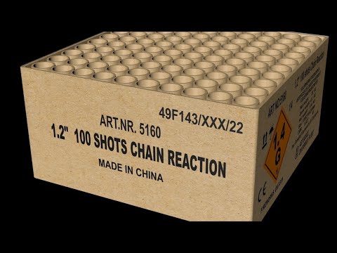 1.2" Chain Reaction 100 shots | Magnum Vuurwerk - YouTube