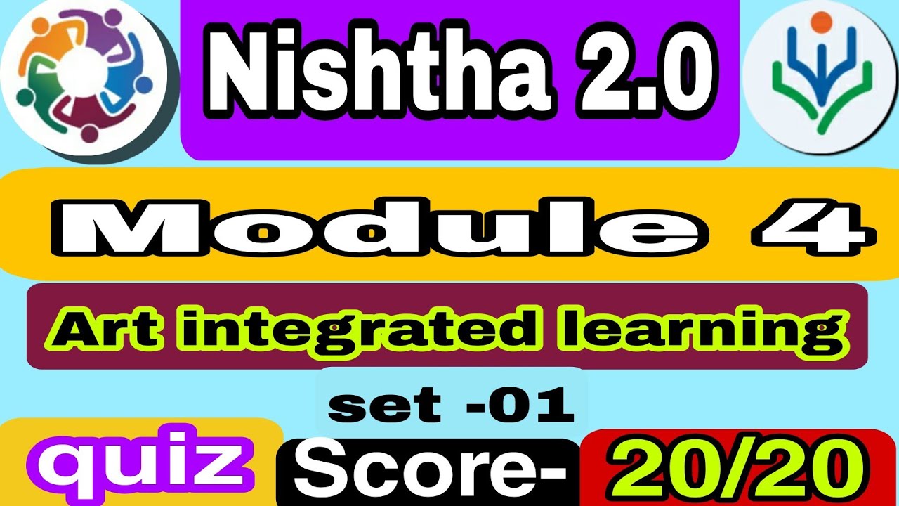 Art integrated learning | nishtha module 4 quiz in English | Nishtha 2. ...