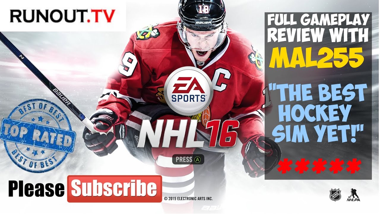 NHL 16 Review (XBox One) Full Match with Gameplay Review - YouTube
