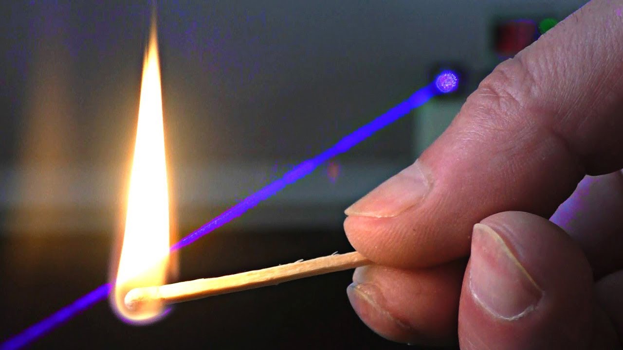 EXPERIMENTS with Laser Module 500mw - YouTube