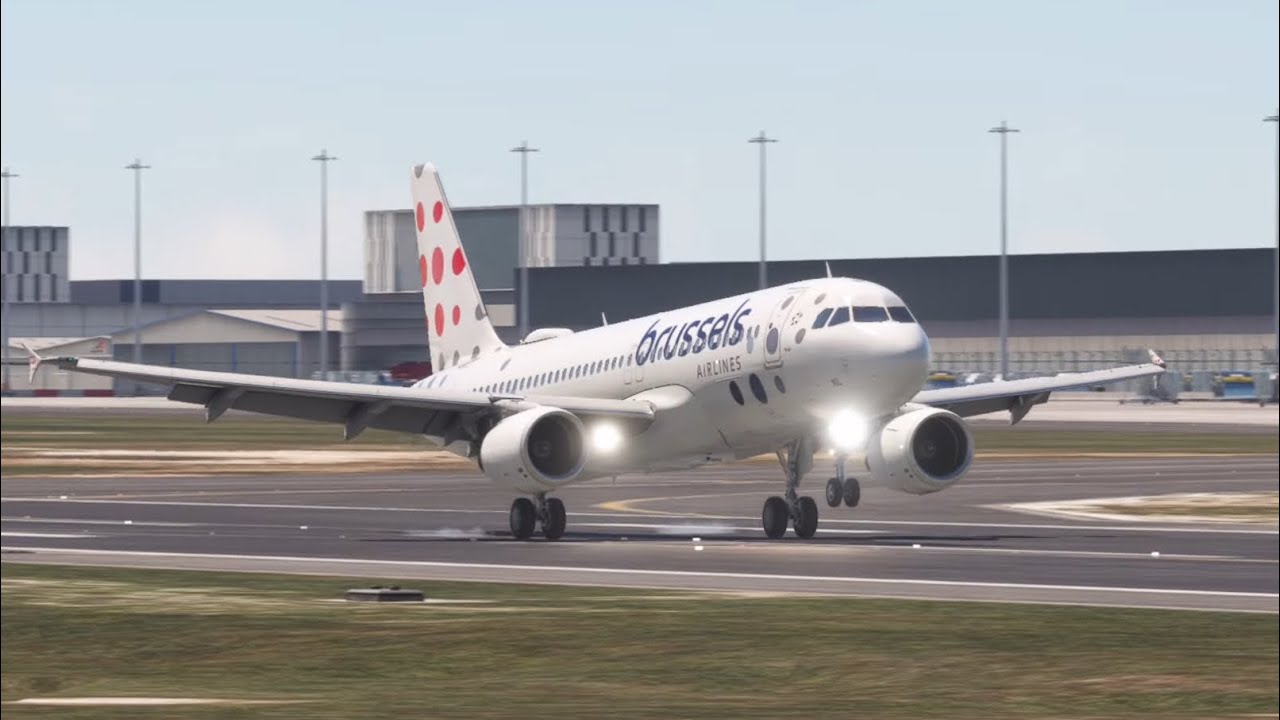 MSFS 2020 | Fenix A320-200 • Flight from Zurich (LSZH) to Brussels ...