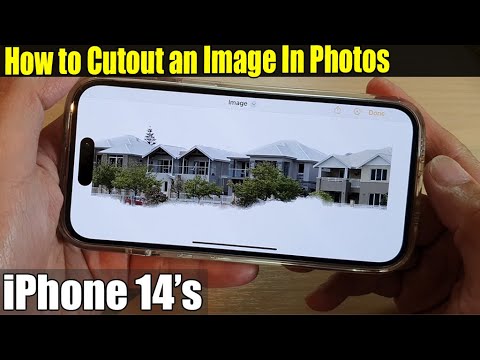 iPhone 14's/14 Pro Max: How to Cutout an Image in Photos - YouTube