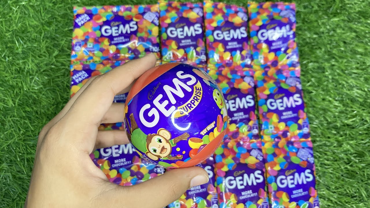 CADBURY GEMS BALL SURPRISE !!! - YouTube