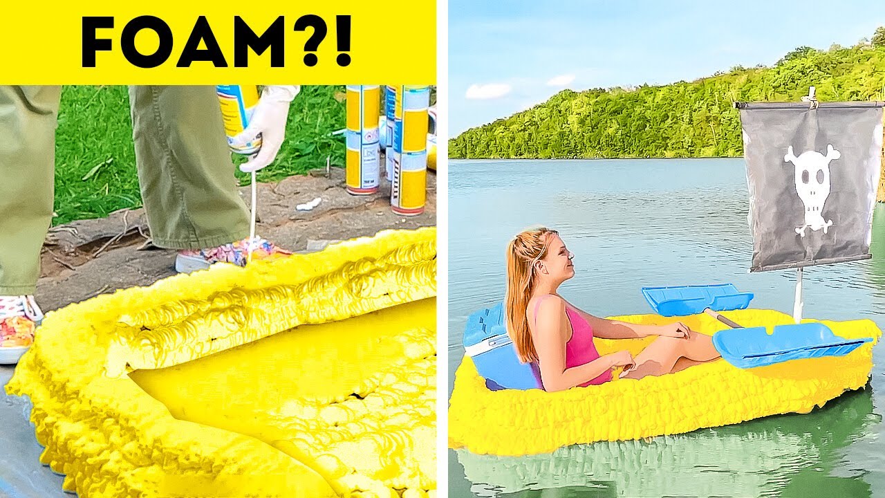 Spray Foam Magic: Amazing Spray Foam Crafts You Need to Try ⛵🪄 - YouTube