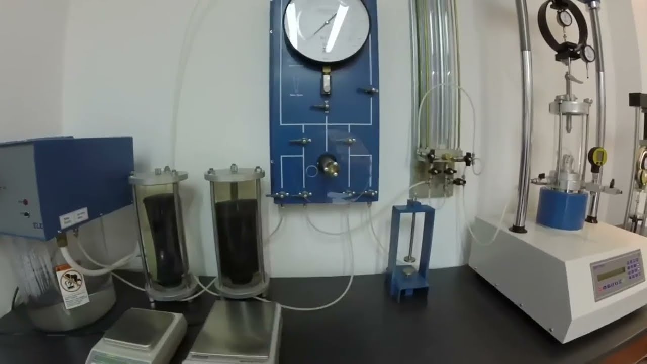 geotechnical engineering laboratory - YouTube