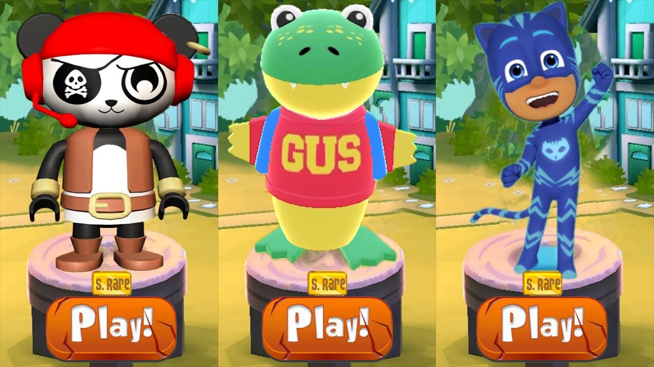 Tag with Ryan - Combo Panda vs Gus the Gummy Gator vs PJ Masks Catboy ...