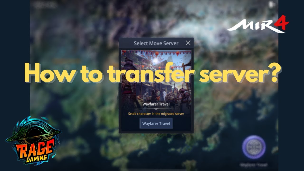 How To Transfer Server MIR4 Global - YouTube
