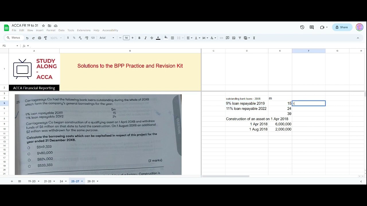 ACCA FR Solutions 25 - YouTube
