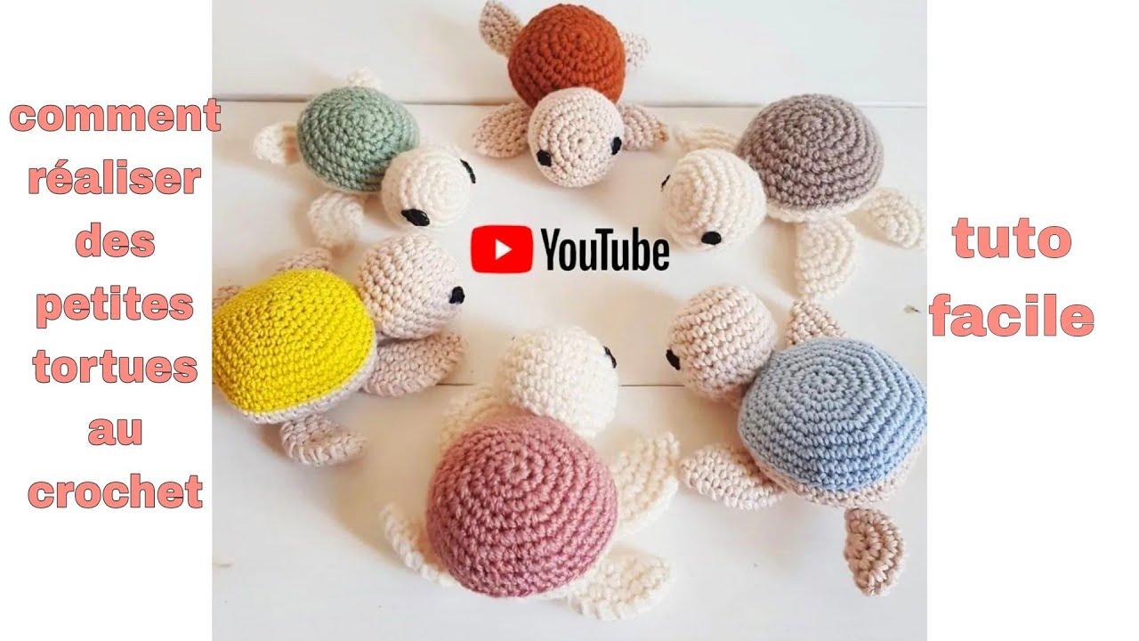 Comment faire une adorable petite tortue au crochet, très facile 🐢 ...