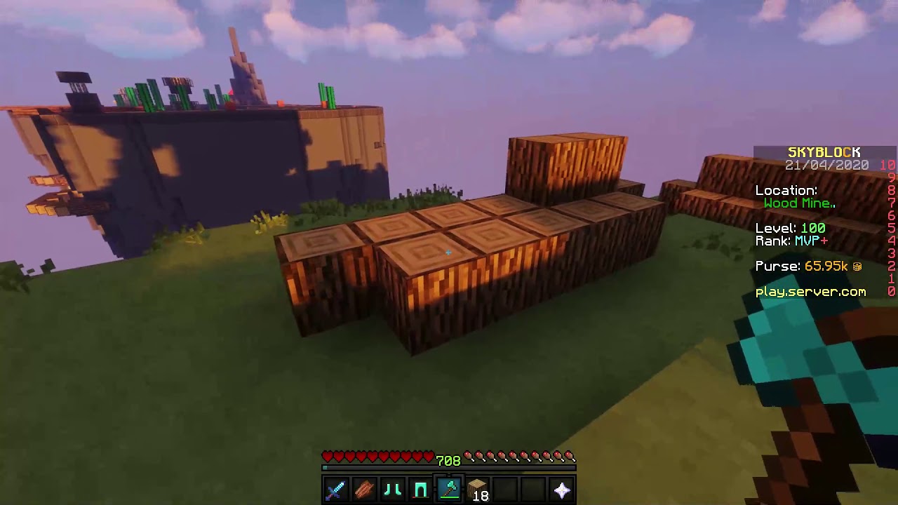 SKYBLOCK SETUP CUSTOM - YouTube