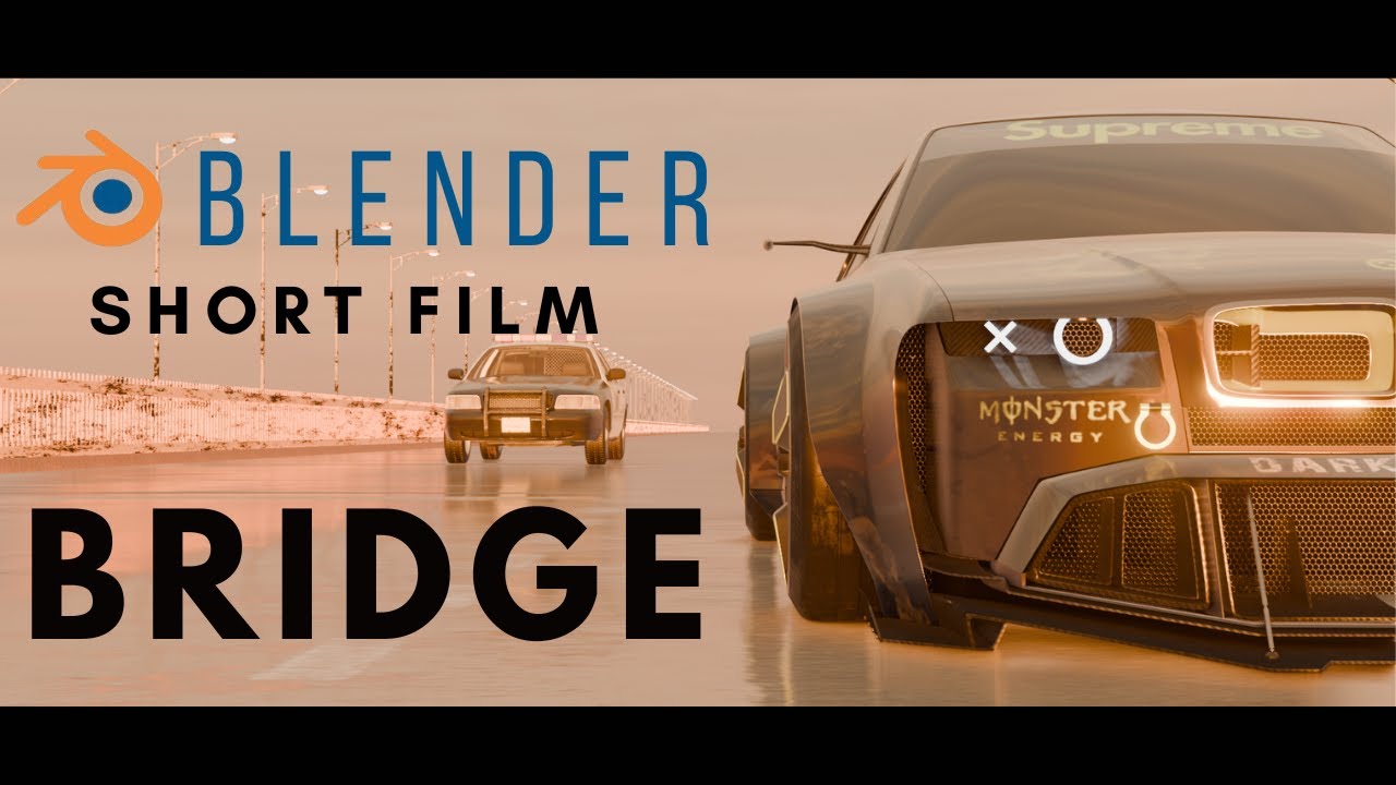 BRIDGE | A Blender Car chase short film - YouTube