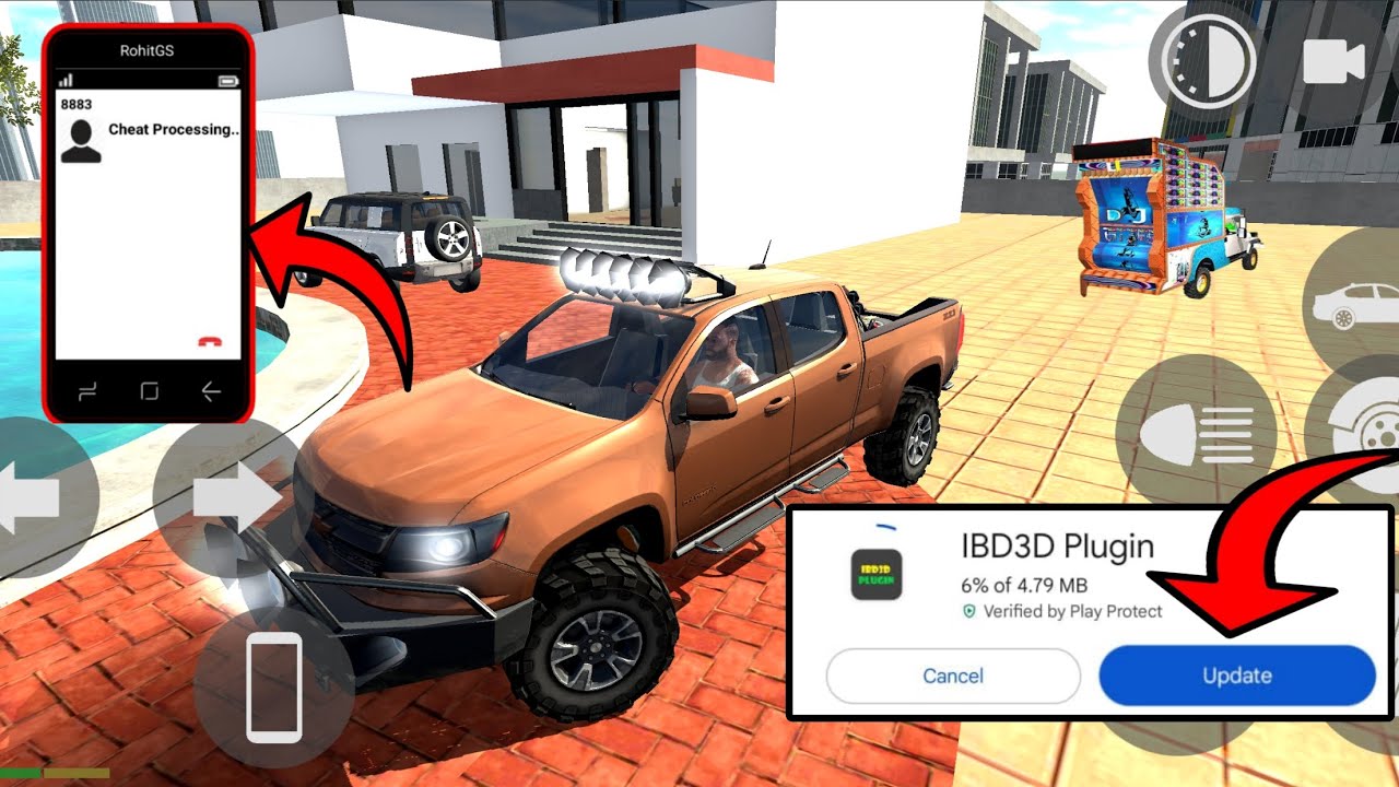 New Pickup Car Update 🤑| Indian Bike Driving 3D Pickup Update |ibd3d ...