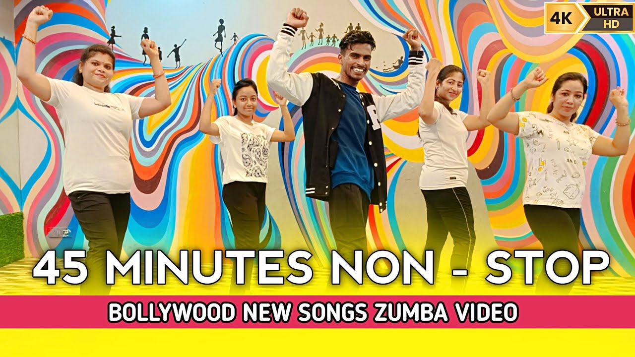 45 Minutes Non - Stop Bollywood Zumba | Zumba Video 2024 | Rahul Tandi ...