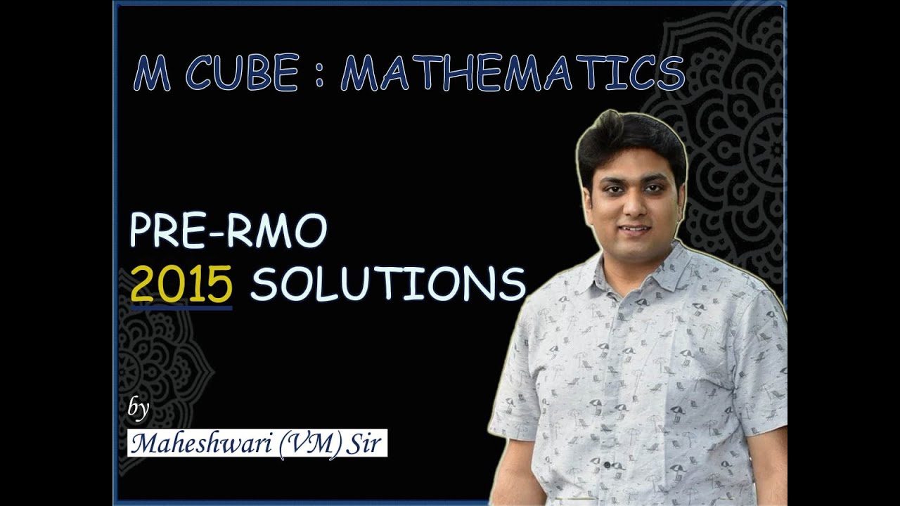 PRMO 2015 QUESTION 17 AND QUESTION 18 | PRE RMO 2015 QUESTION 17 AND ...