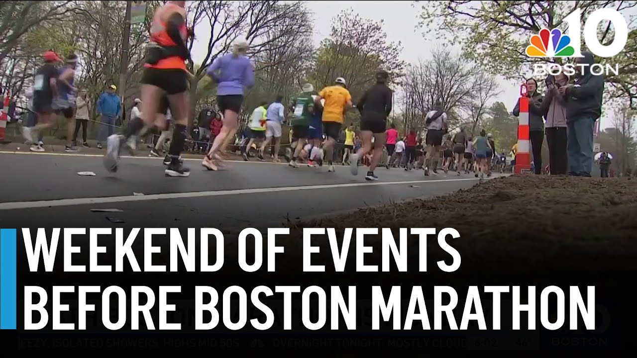 A weekend full of events before this year's Boston Marathon - YouTube