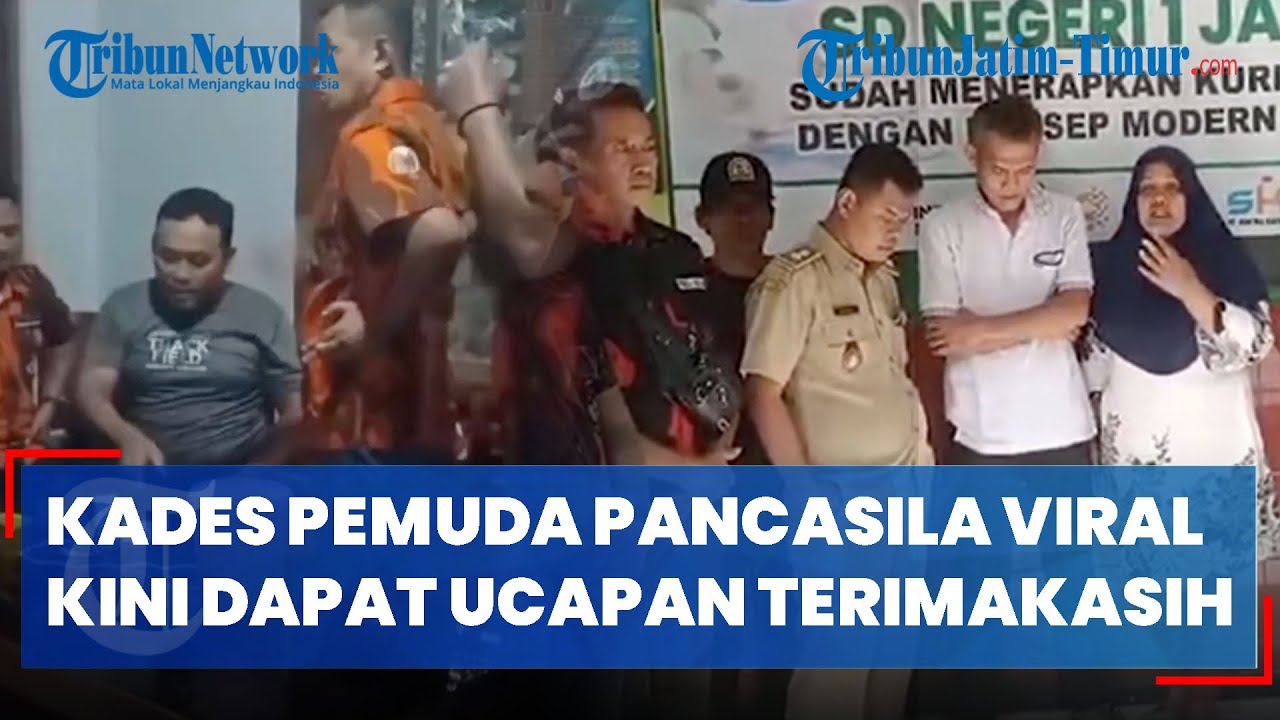 Supono Kades Pemuda Pancasila Viral Kini Diucapi Terima Kasih, Wali ...